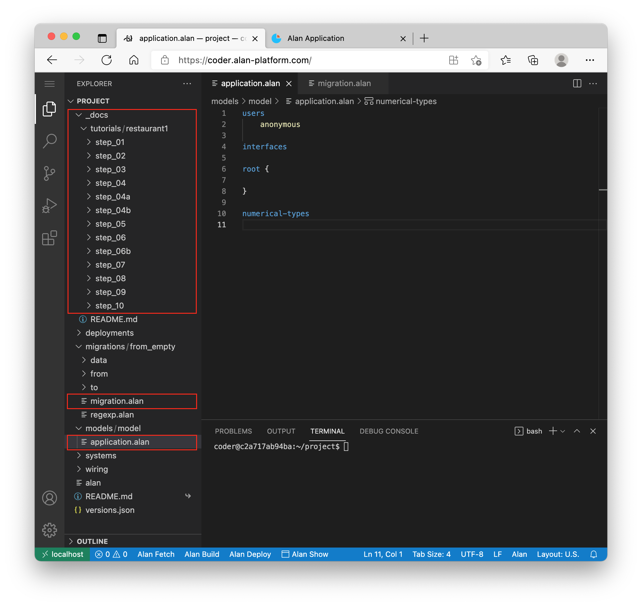 Tutorial Developing Software With Alan Alan Application Platform